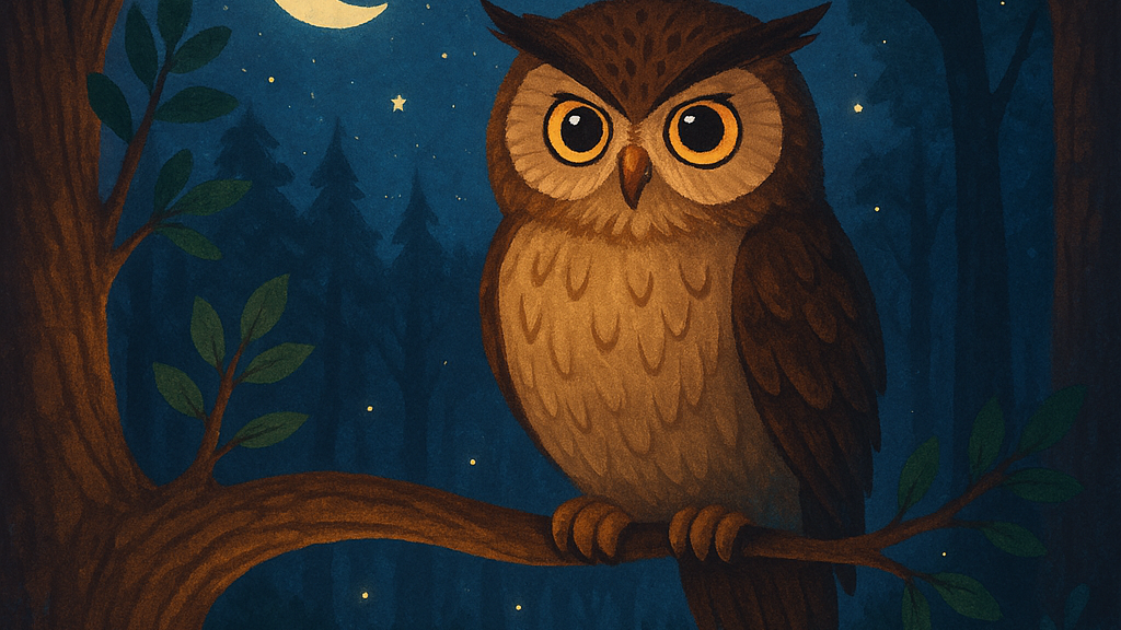 El búho sabio y el misterio del bosque | Cuento Humana